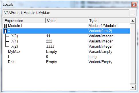 Understanding the ParamArray